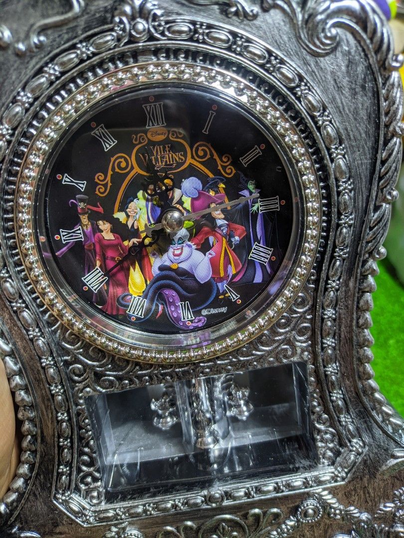 Disney villains clock on Carousell