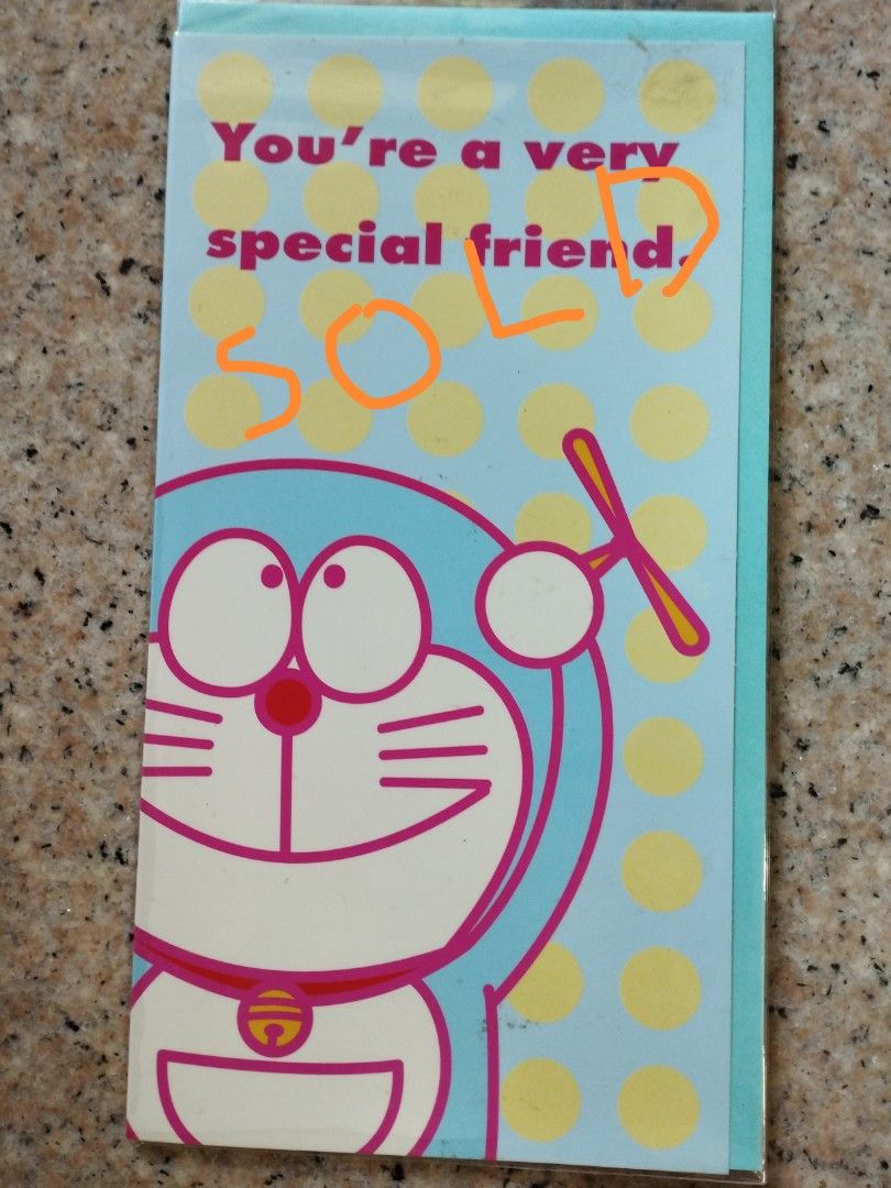 Doraemon greeting cards, Hobbies & Toys, Stationery & Craft, Other ...