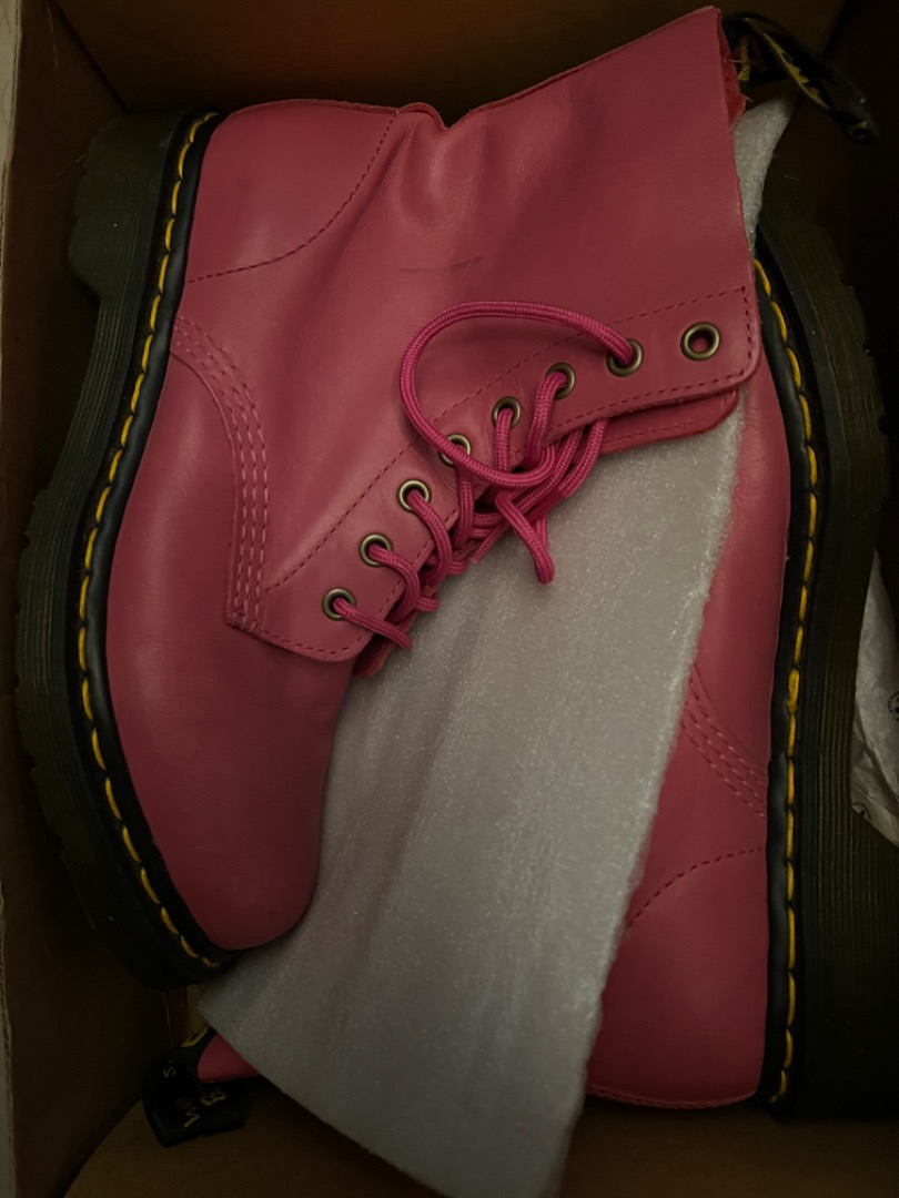 Dr Martens Pascal Pink Boots on Carousell