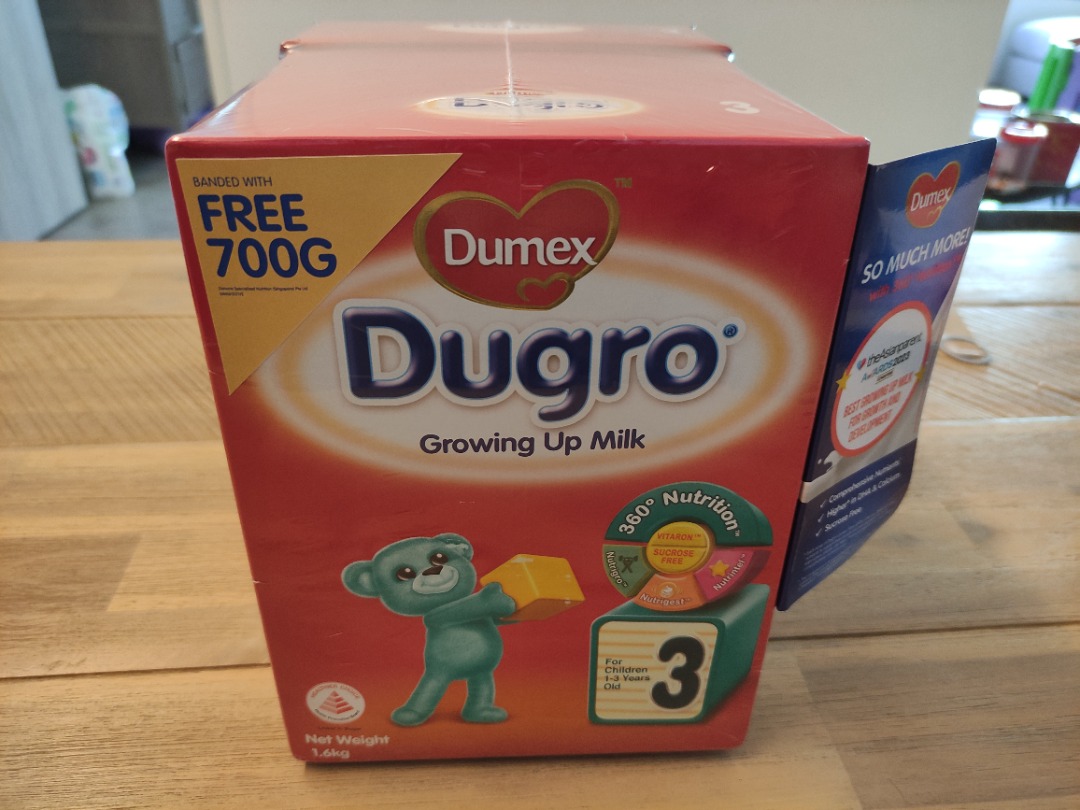 DUGRO GROWING UP MILK STAGE 3 1.6KG FREE 700G, Food & Drinks, Other ...