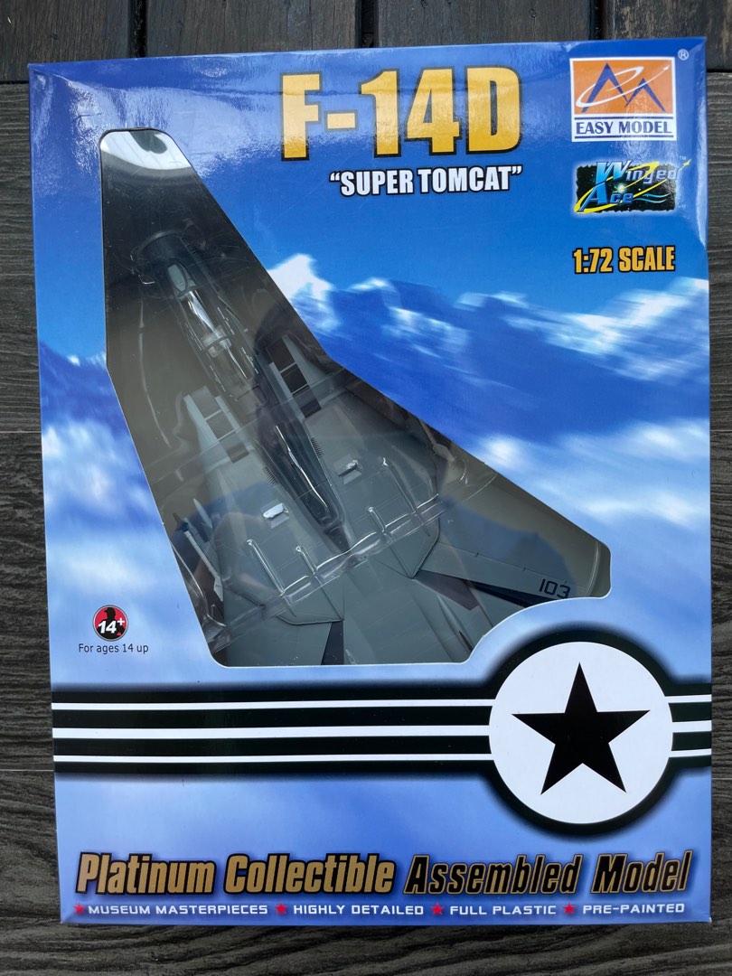 Easy Model 1/72 Platinum Collectible 37193 : F-14D Super Tomcat (VF-103 ...