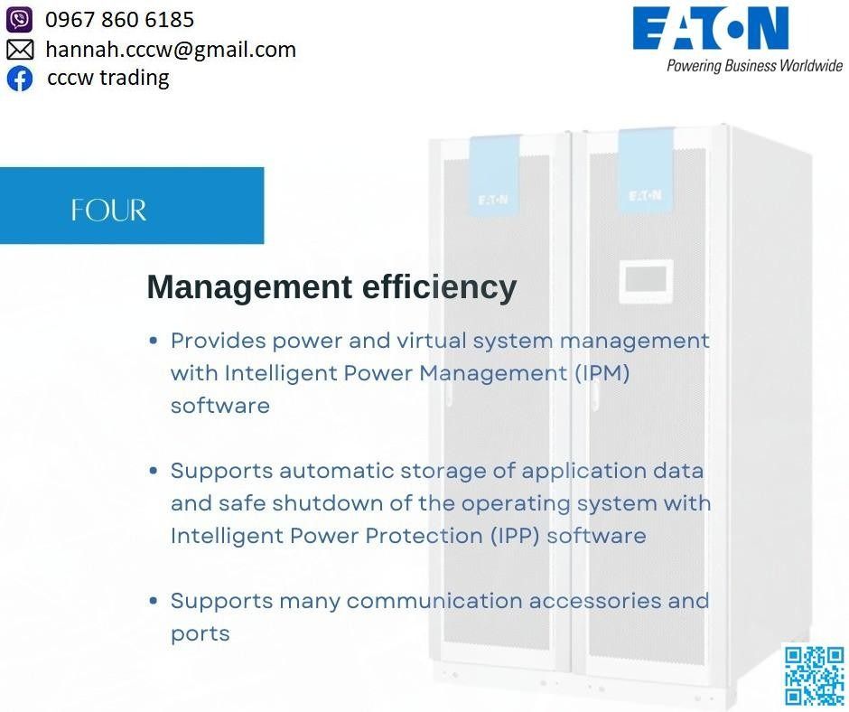 Eaton three-phase UPS 9355: 10-30 kVA, 200-1200 kVA, 93E: 20-60 kVA ...