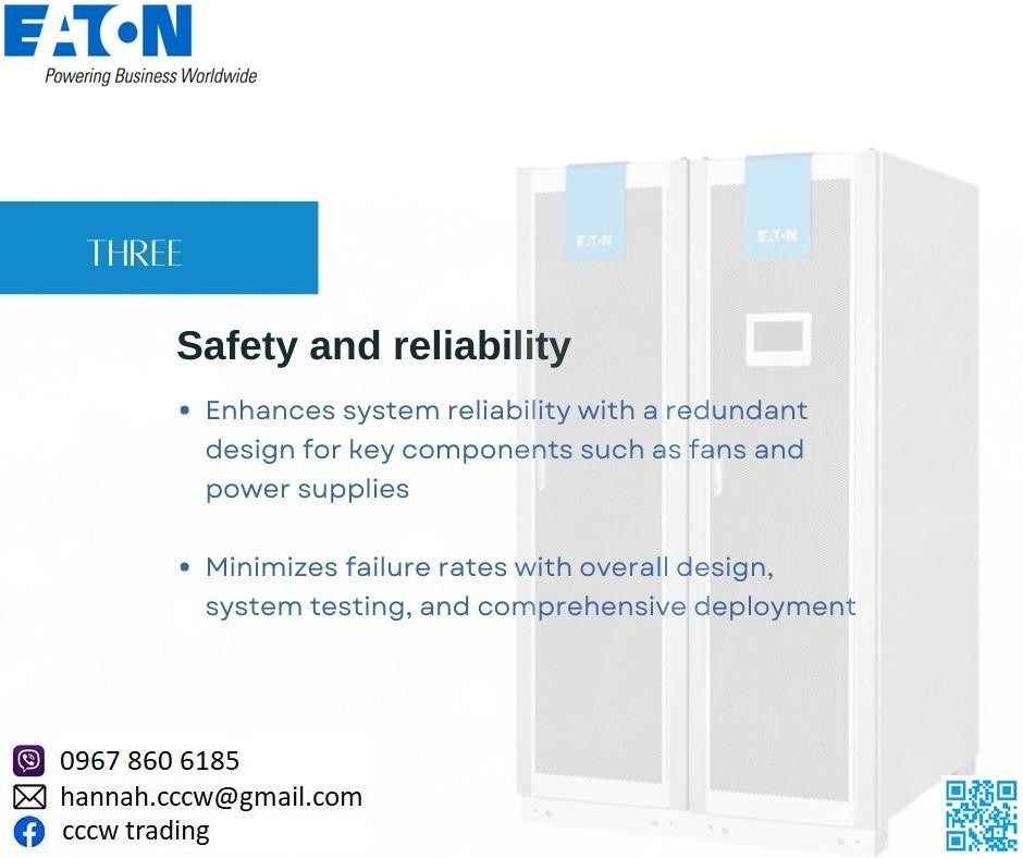 Eaton three-phase UPS 9355: 10-30 kVA, 200-1200 kVA, 93E: 20-60 kVA ...