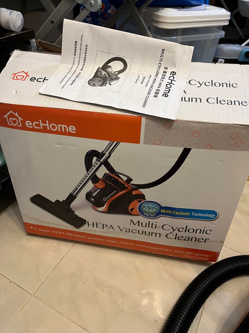 ecHome 多重旋風式吸塵機, 家庭電器, 吸塵機 ＆ 家居清潔電器 - Carousell