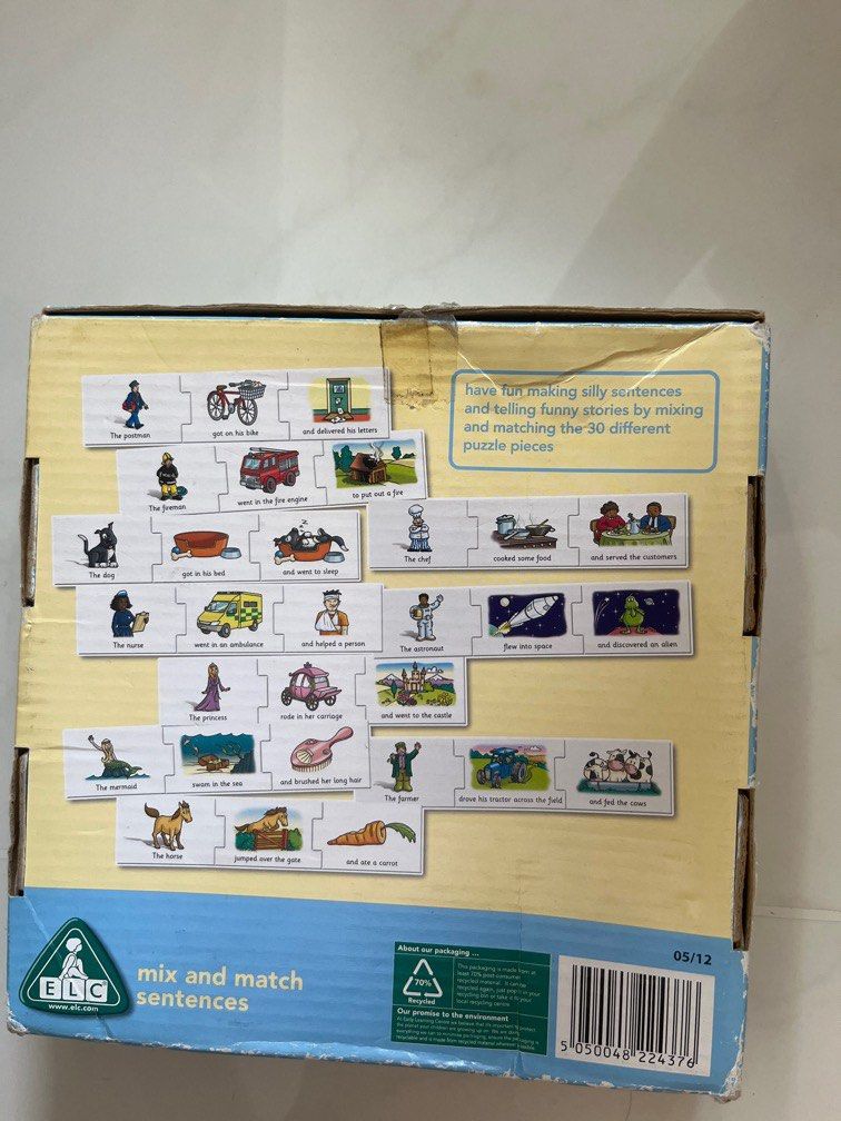 ELC - mix and match sentences, Hobbies & Toys, Toys & Games on Carousell