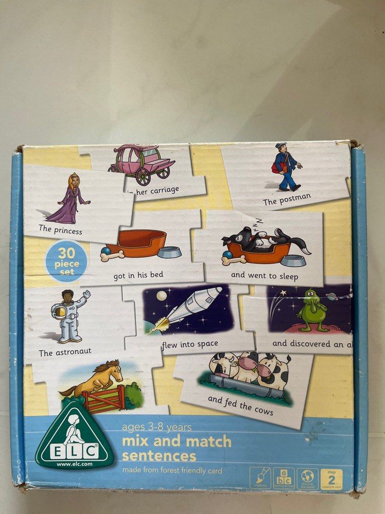 ELC - mix and match sentences, Hobbies & Toys, Toys & Games on Carousell