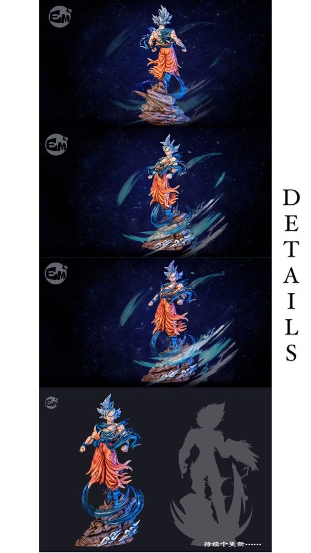 EMO Studio - Series 01 - Ultra Instinct Goku, Hobbies & Toys, Toys ...