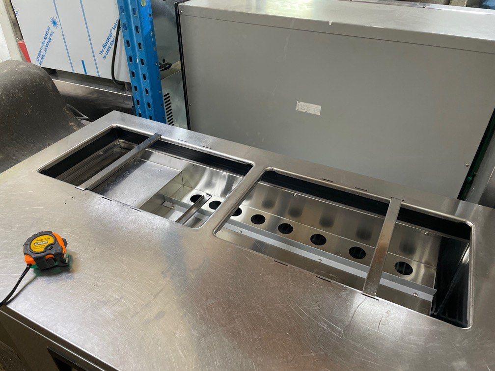 Everest open chiller / 2 door open top counter chiller / salad chiller ...