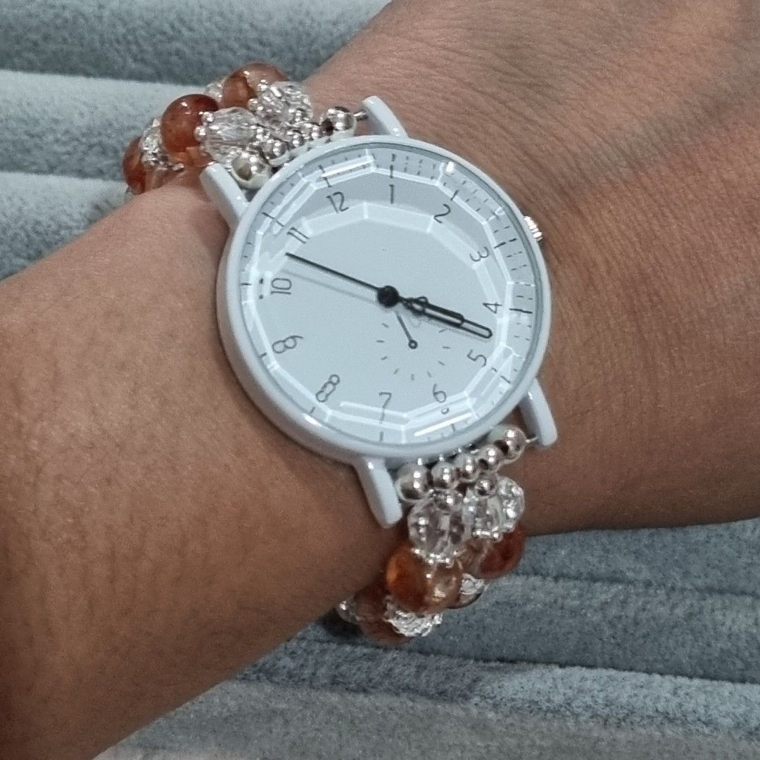 Fire Quartz Stone Watch DIY, Women's Fashion, Watches & Accessories ...