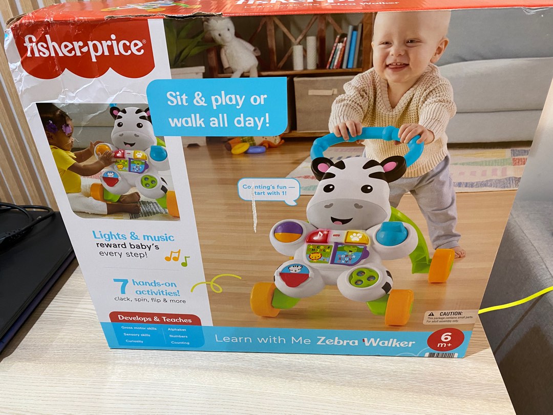 Fisher price Zebra walker, Babies & Kids, Infant Playtime on Carousell