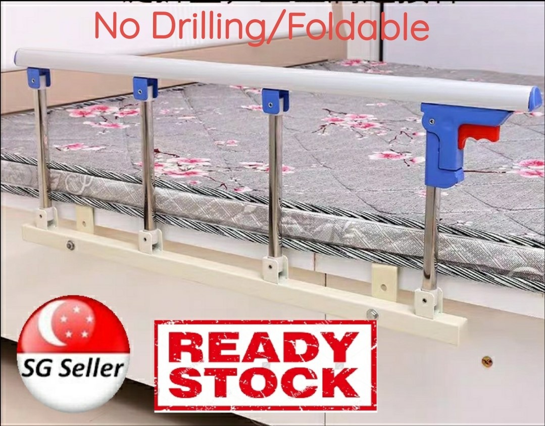 [SG stock]Foldable 5 tiers bed guard/bed rail for Elderly and Babies ...