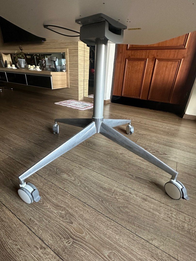 Foldable Table with Castors - Heavy Duty, Furniture & Home Living ...
