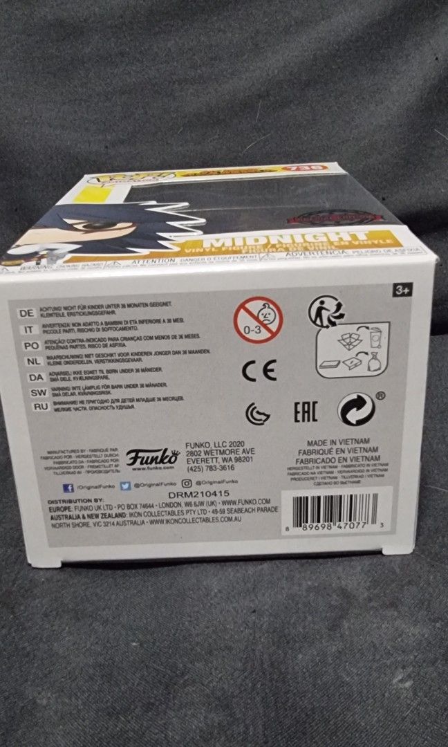 Funko - Midnight (MHA), Hobbies & Toys, Toys & Games on Carousell