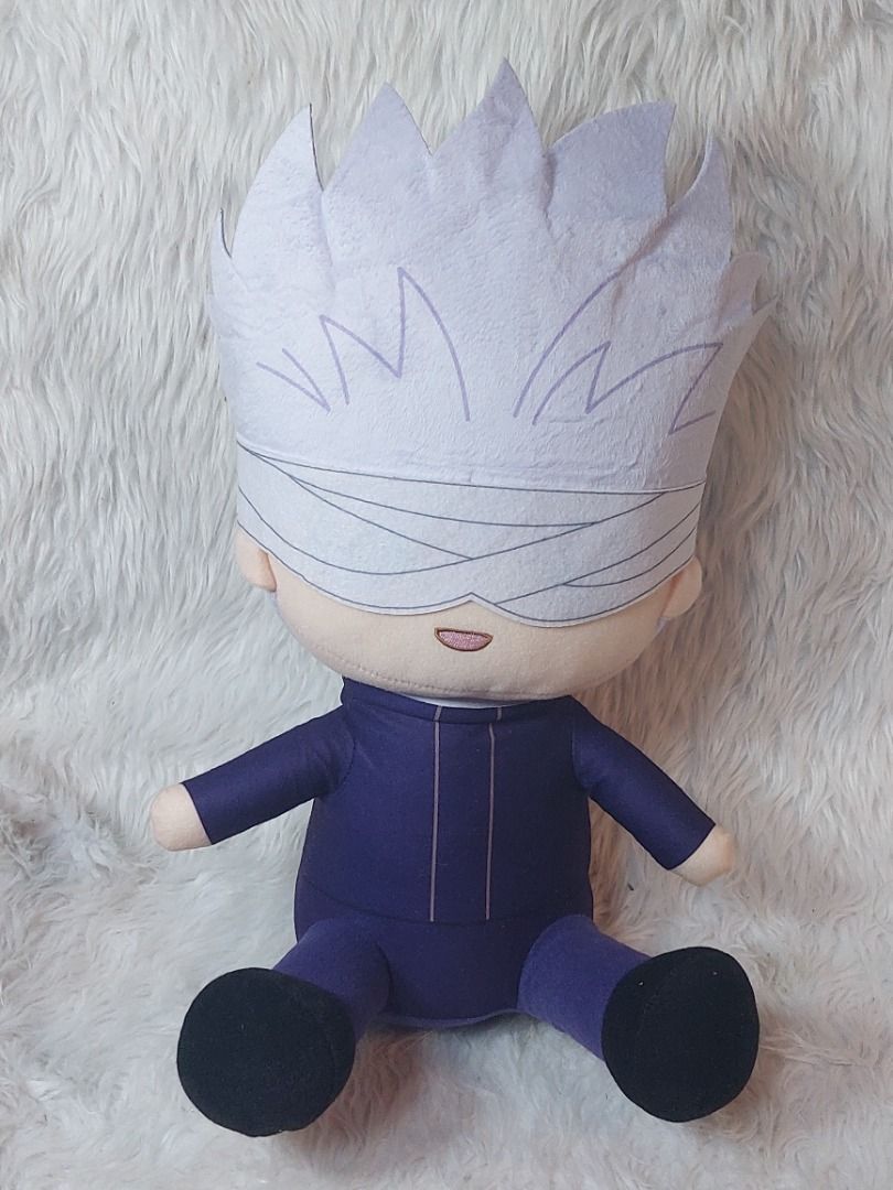 Gojo Satoru Jujutsu Kaisen Jumbo Plushie, Stuff Toy, Furyu, Hobbies ...