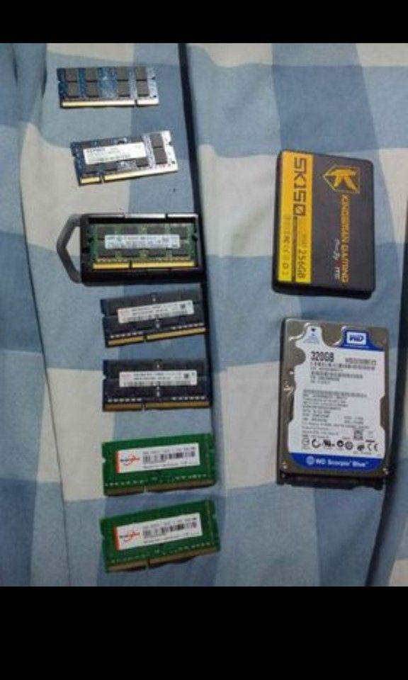 Hard drive, RAM, router/modem, extenders, scanner printer and old ...