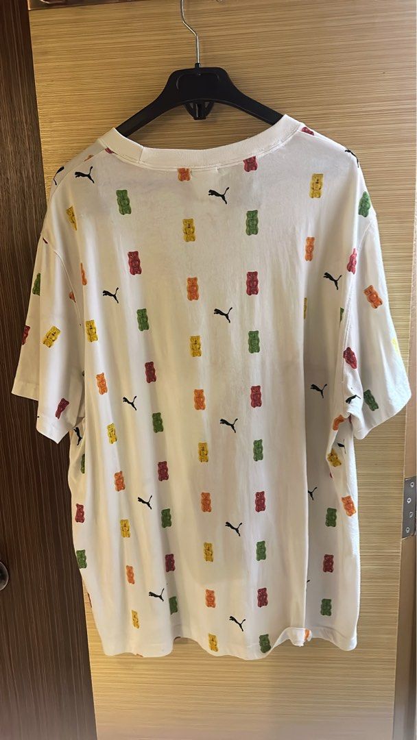 Haribo Gummy bear X Puma tee, Men's Fashion, Tops & Sets, Tshirts ...