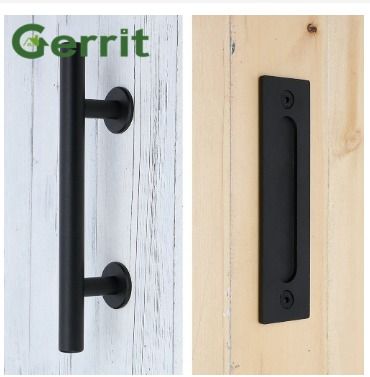 Heavy Duty Industry Style Sliding Barn Doors Pull Handle Gates Garages ...