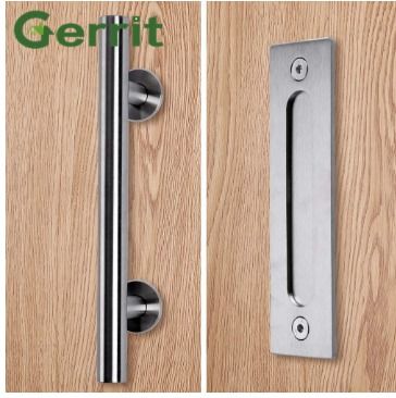 Heavy Duty Industry Style Sliding Barn Doors Pull Handle Gates Garages ...