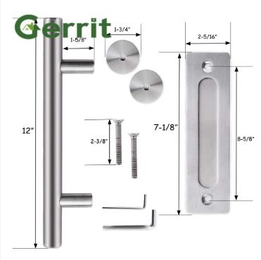 Heavy Duty Industry Style Sliding Barn Doors Pull Handle Gates Garages ...