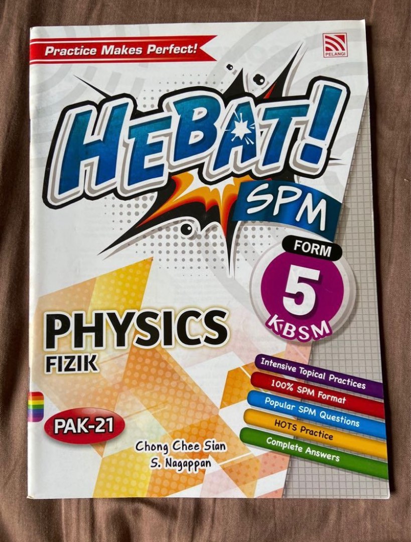 HEBAT Physics Form 5 By Pelangi Books spm exercise books, Hobbies ...