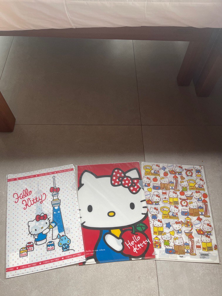Hello Kitty A4 holders, Hobbies & Toys, Stationery & Craft, Other ...