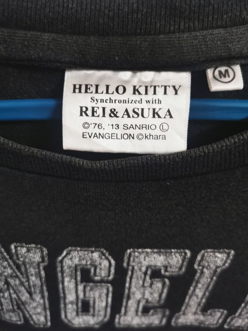 Hello Kitty sync with Rei & Asuka Evangelion, Women's Fashion, Tops ...