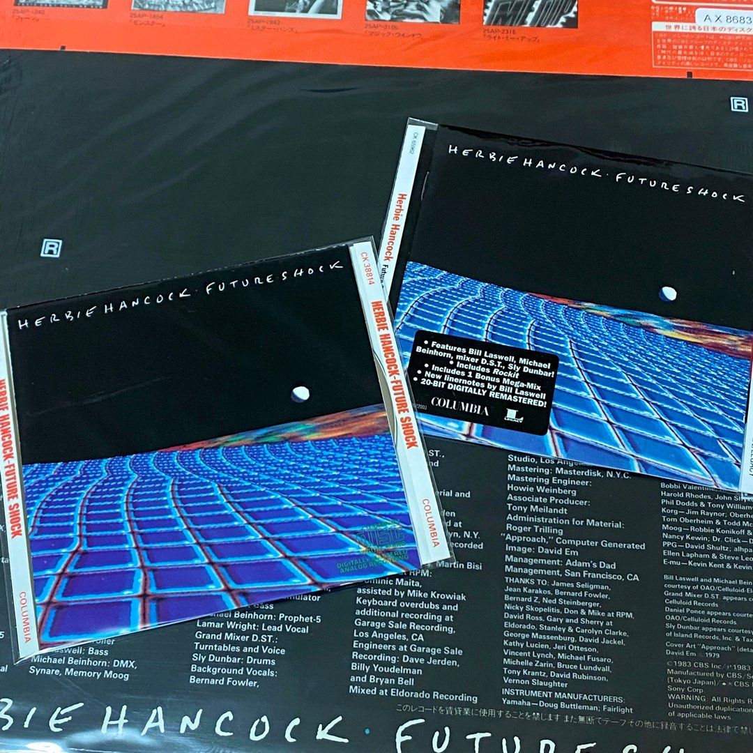 Herbie Hancock - Future Shock 未來的衝擊6項收藏：-日版LP ；Rockit 12" X 3 ，Future ...
