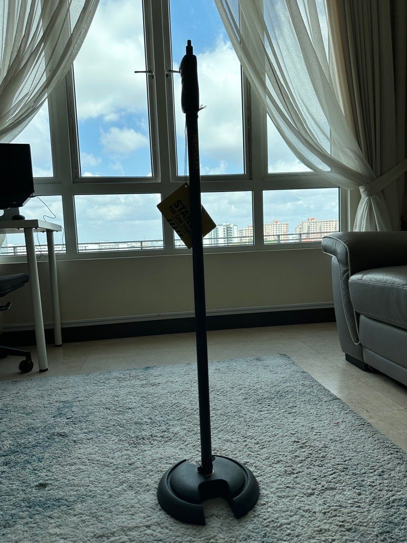 Hercules Mic Stand MS201B, Hobbies & Toys, Music & Media, Music ...