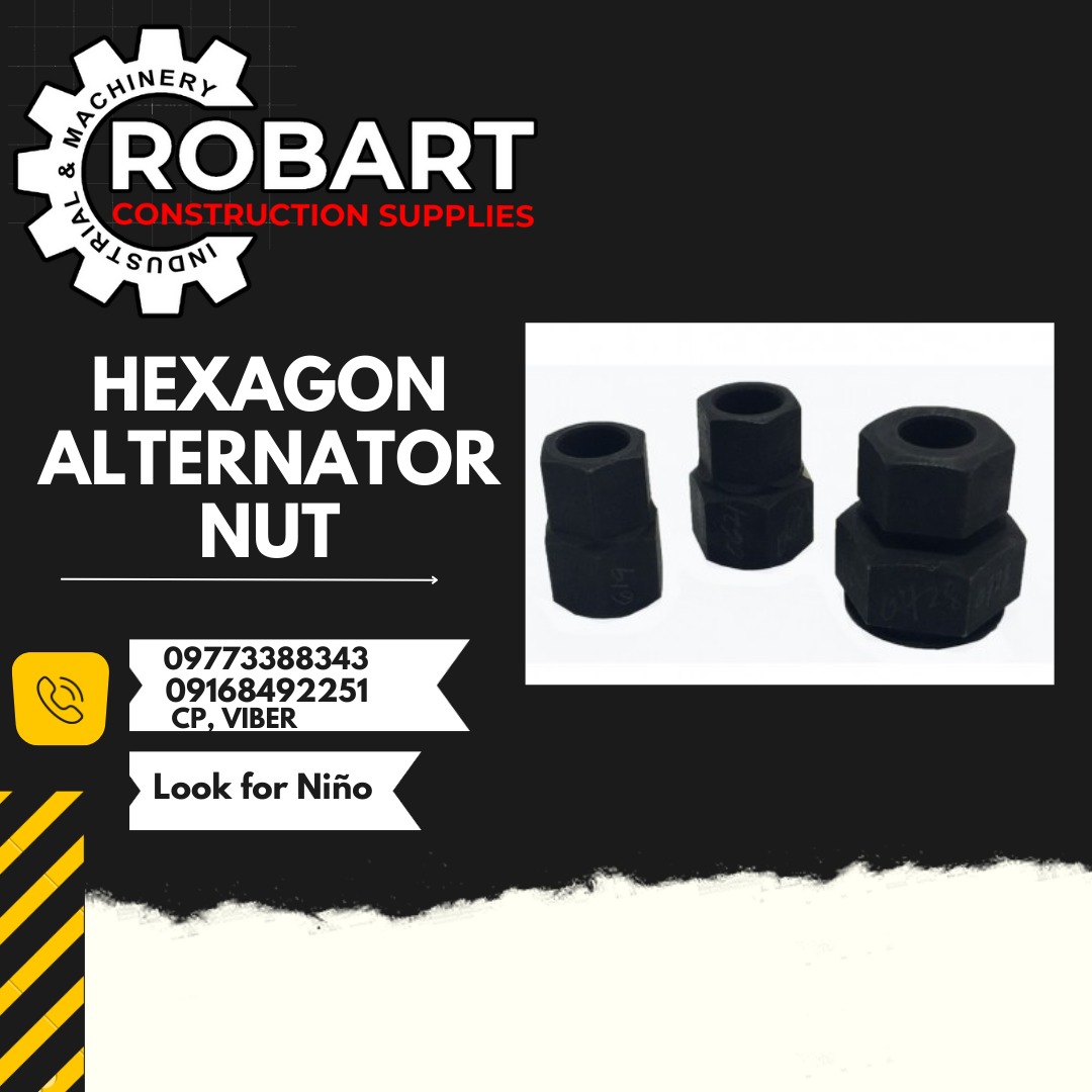 HEXAGON ALTERNATOR NUT, Commercial & Industrial, Construction Tools ...
