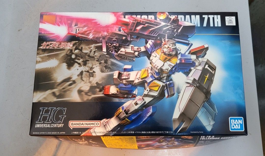 HG HGUC 高達7號機 FULLARMOR Gundam 7th, 興趣及遊戲, 玩具 & 遊戲類 - Carousell