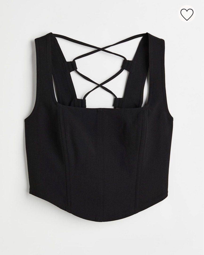 H&M corset top, Women's Fashion, Tops, Other Tops on Carousell