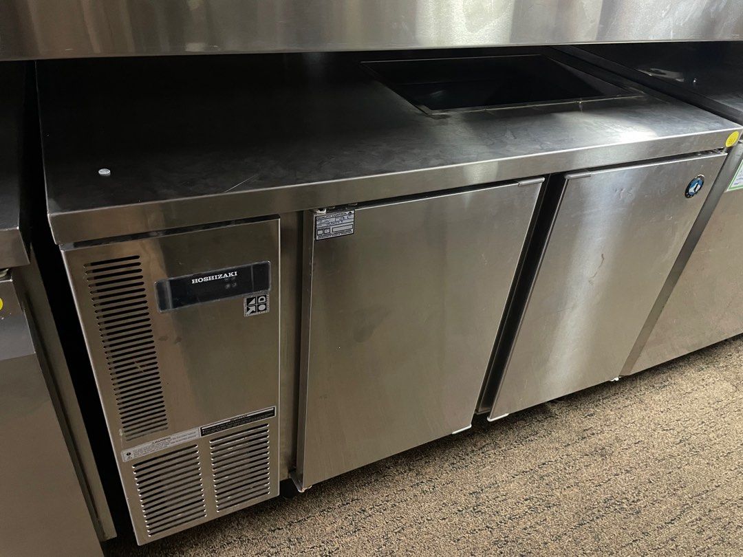Hoshizaki open top 2 door counter chiller / salad counter chiller, TV ...