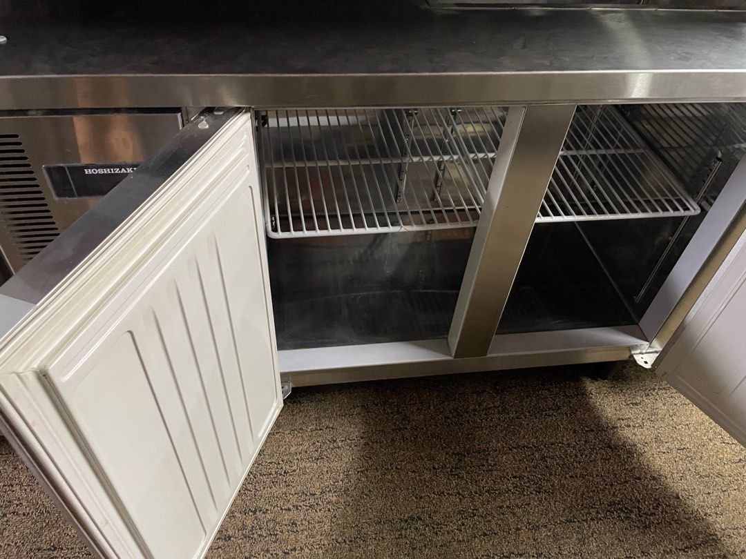 Hoshizaki open top 2 door counter chiller / salad counter chiller, TV ...