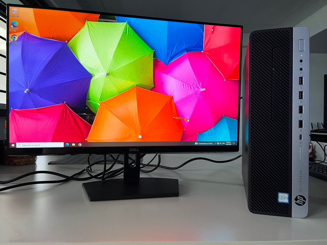 HP Business Office WFH School HBL Essential Desktop Computer PC budget ...