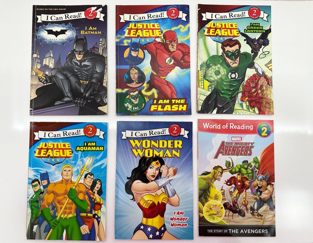 I Can Read | World of Reading | DC Heros | Marvel Avengers (Level 2 ...