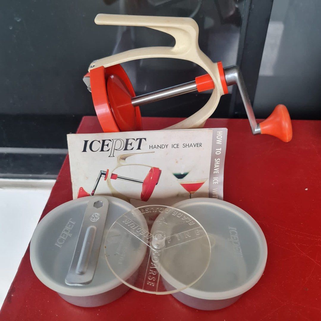 Icepet handy ice shaver made in japan, TV & Home Appliances, Kitchen ...