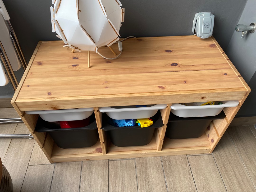 IKEA Trofast storage, Furniture & Home Living, Furniture, Shelves ...