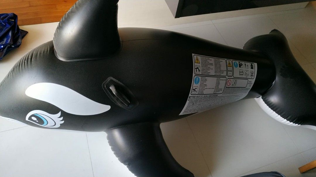 Inflatable Whale Intex Brand Hobbies And Toys Toys And Games On Carousell
