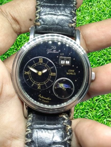 Jam Tangan ORIGINAL GALLUCCI AUTOMATIC MOONPHASE, Fesyen Pria, Jam ...
