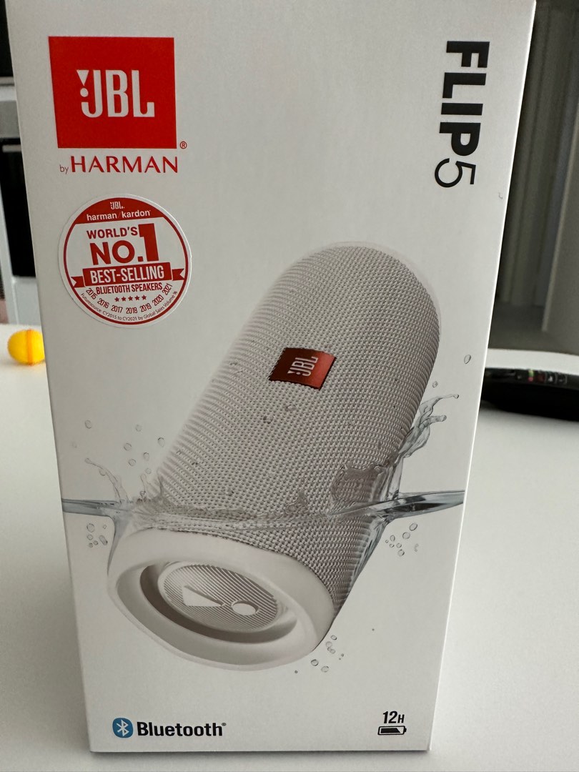 JBL Flip5 (White) Portable Speaker , Audio, Portable Music Players on ...