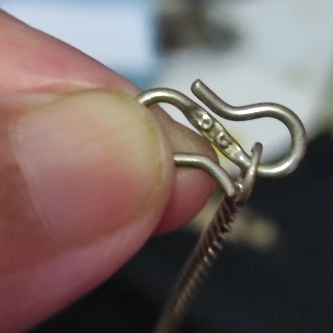 Kalung Giok ikat perak 925 DC marking, Fesyen Wanita, Perhiasan di ...