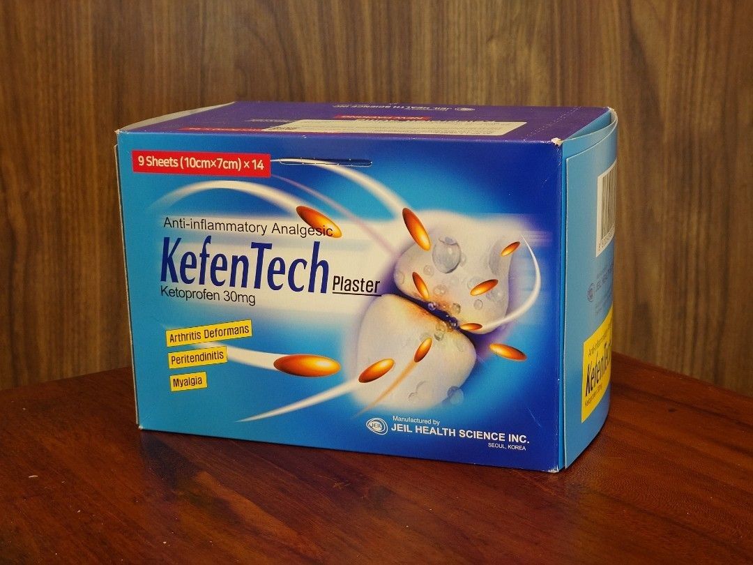 KefenTech Anti-inflammatory Analgesic Plasters, Health & Nutrition ...