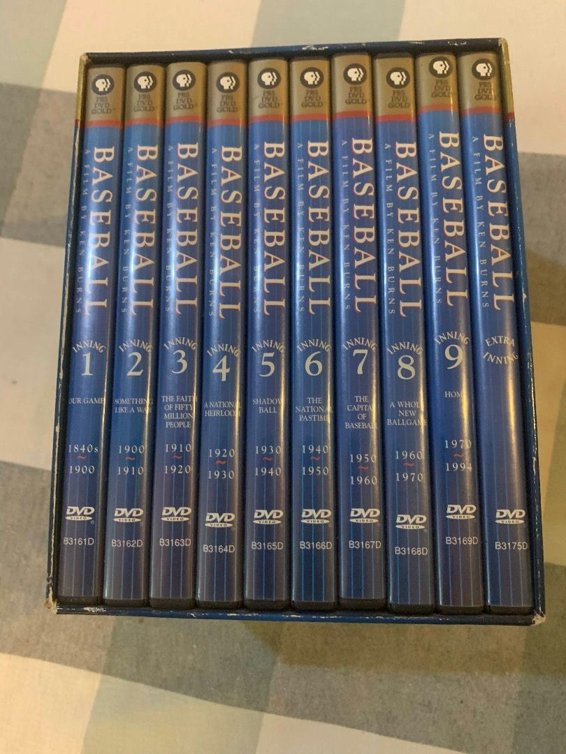 Ken Burns Baseball Documentary - PBS Gold 10-DVD Box Set - 25 hours ...