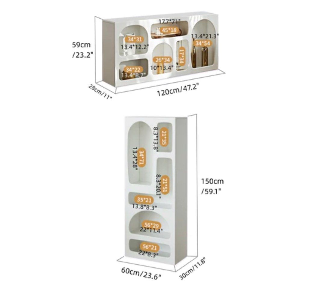 KEPPER Designer Bookcase, Furniture & Home Living, Furniture, Shelves ...
