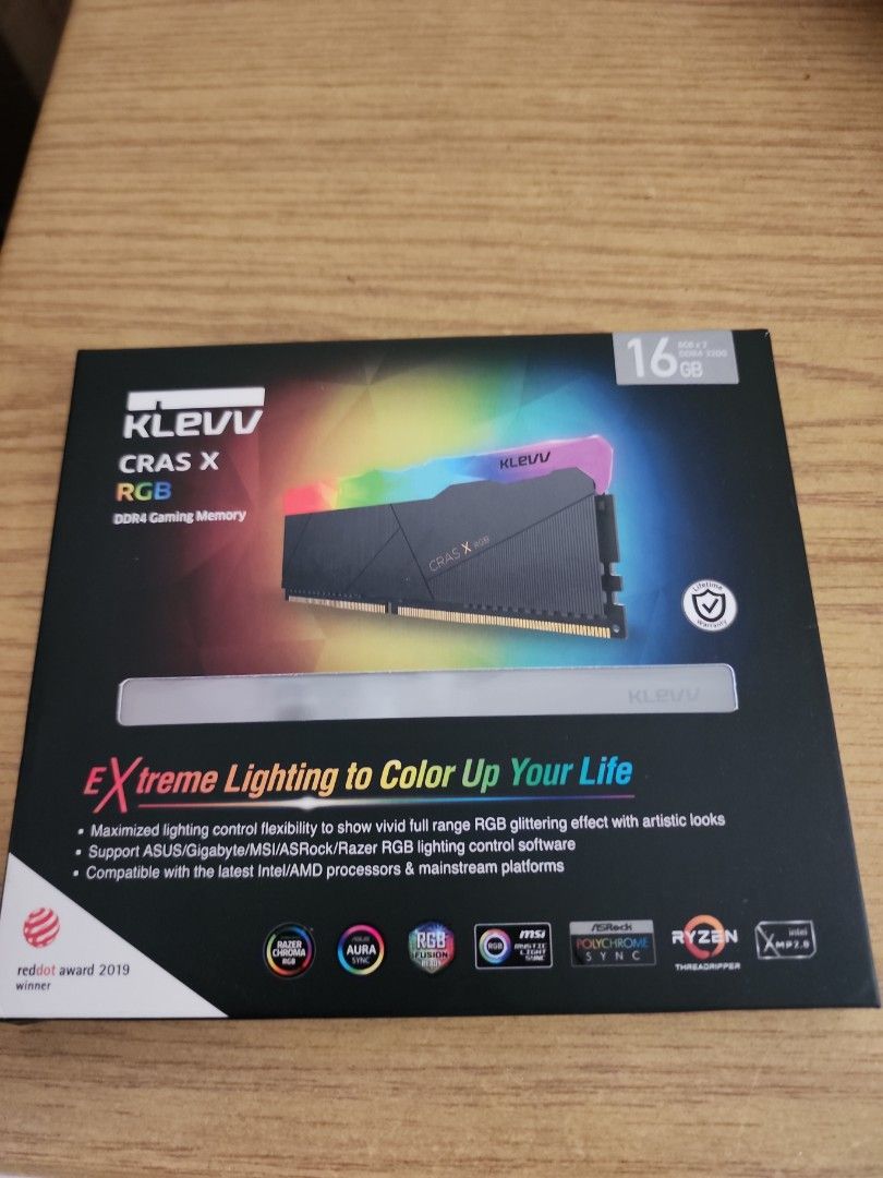 Klevv CRAS X RGB DDR4 16GB, Computers & Tech, Parts & Accessories ...
