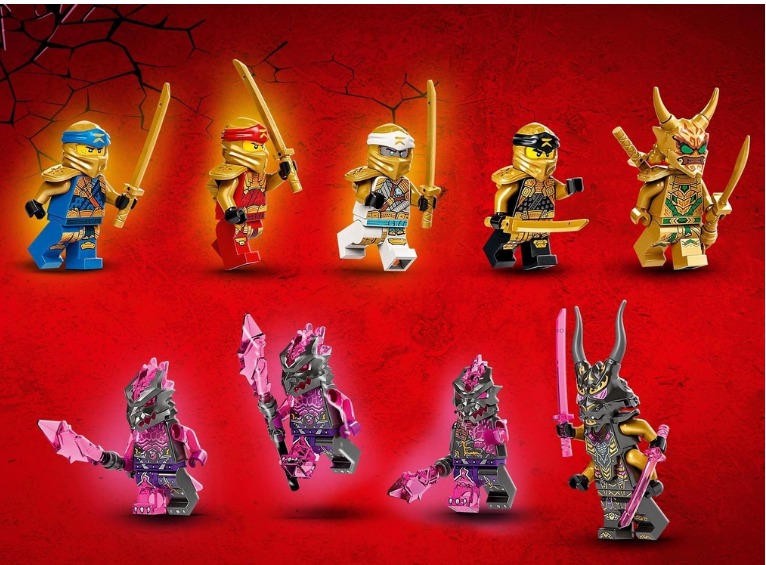 Lego 71774 Crystal King Golden Oni Lloyd Cole Zane Kai Jay Hobbies Toys Toys Games On