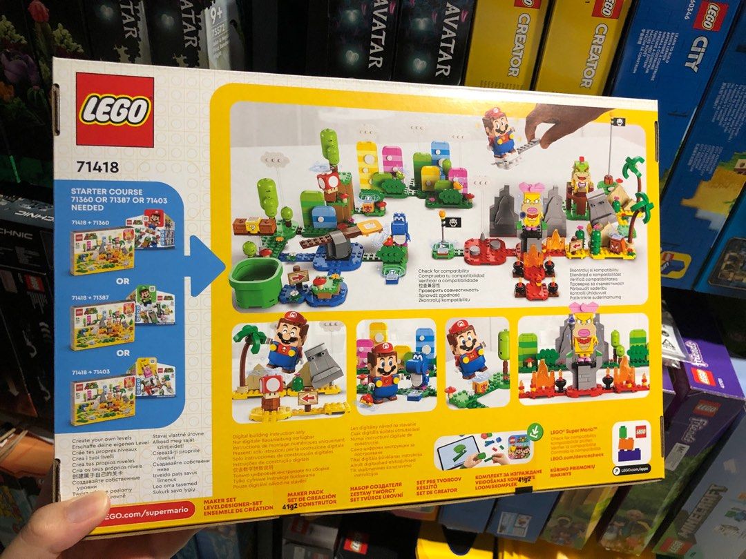 Lego Super Mario 71418 Creativity Toolbox Maker Set, Hobbies & Toys ...