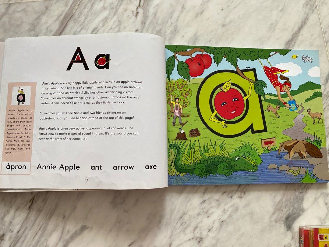 Letterland ABC with CD (New Edition), Hobbies & Toys, Books & Magazines ...