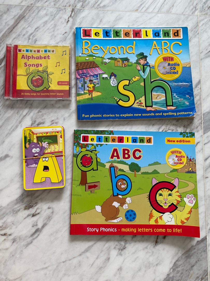 Letterland ABC with CD (New Edition), Hobbies & Toys, Books & Magazines ...