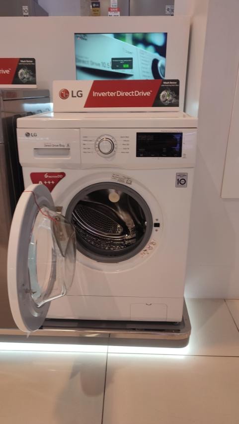 LG FRONT LOAD INVERTER WASHING MACHINE, TV & Home Appliances, Washing ...